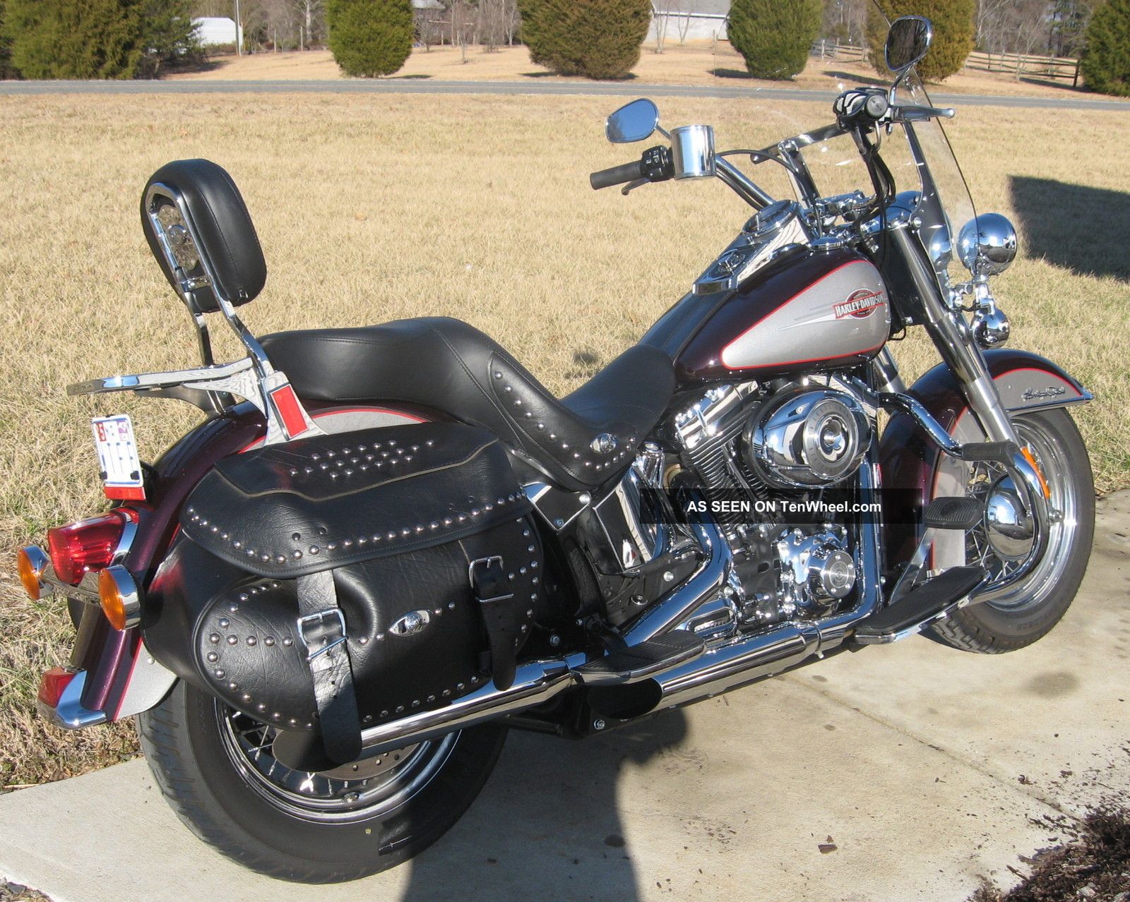 2007 Harley Davidson Motorcycle Heritage Softail Classic Cruiser Flstc