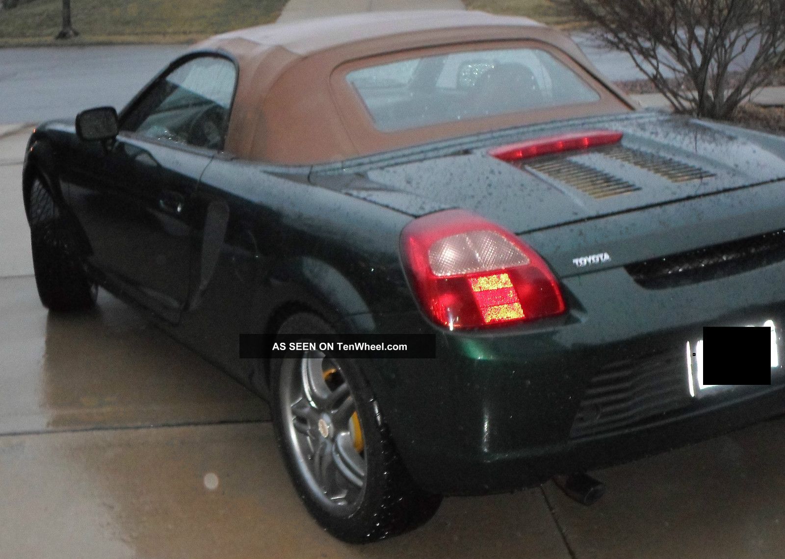 2001 Toyyota Mr2 Spyder Mileage 80079. 00 Green And Tan 17 ' Alloys