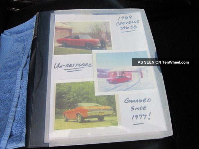 1969 Chevelle Ss 396 4 Speed Survivor, Window Sticker, Title, Bill Of