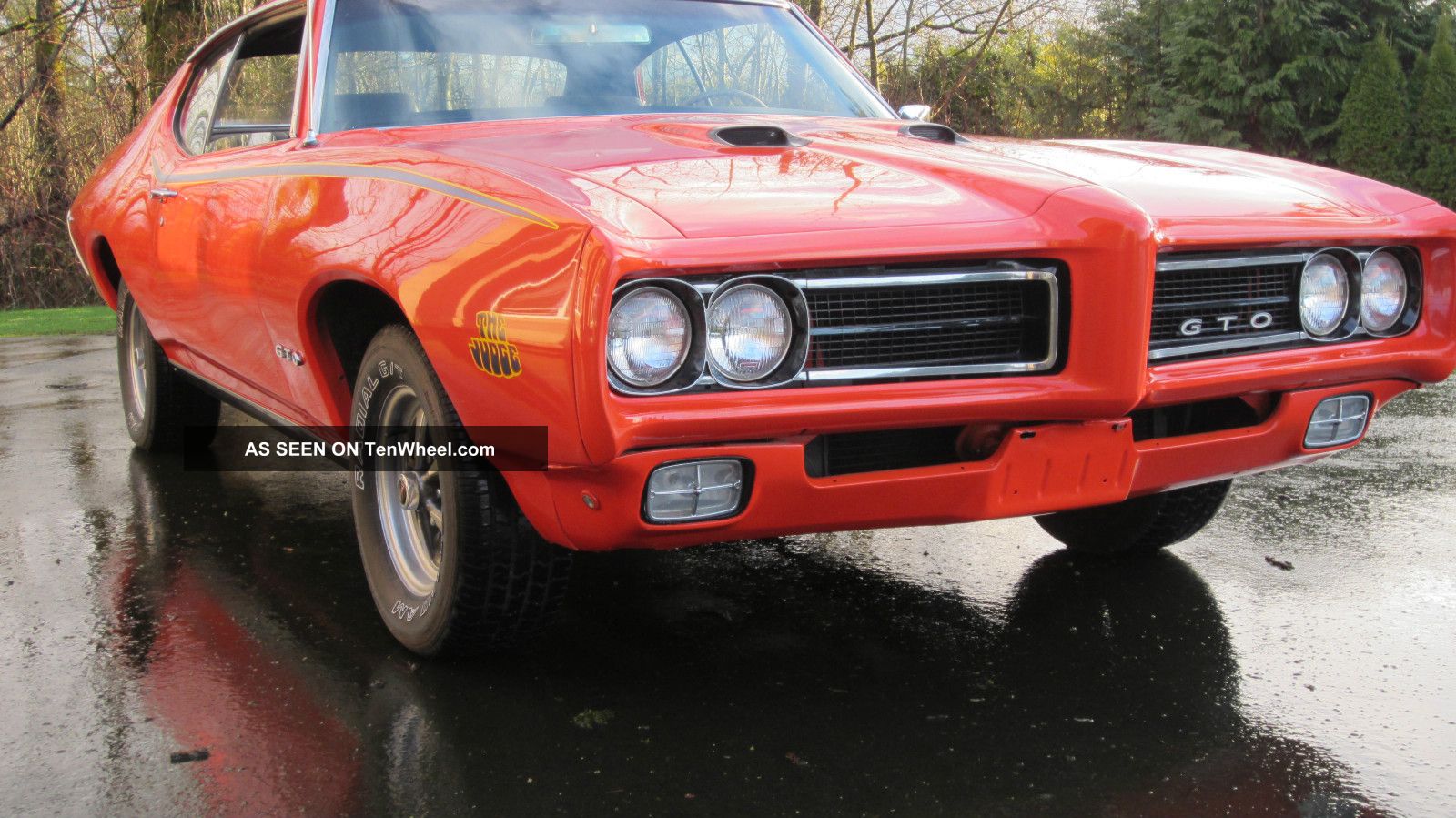 1969 Pontiac Gto Carousel Red 400 Bucket 67 68 69 70 71 Duty Judge Ram Air