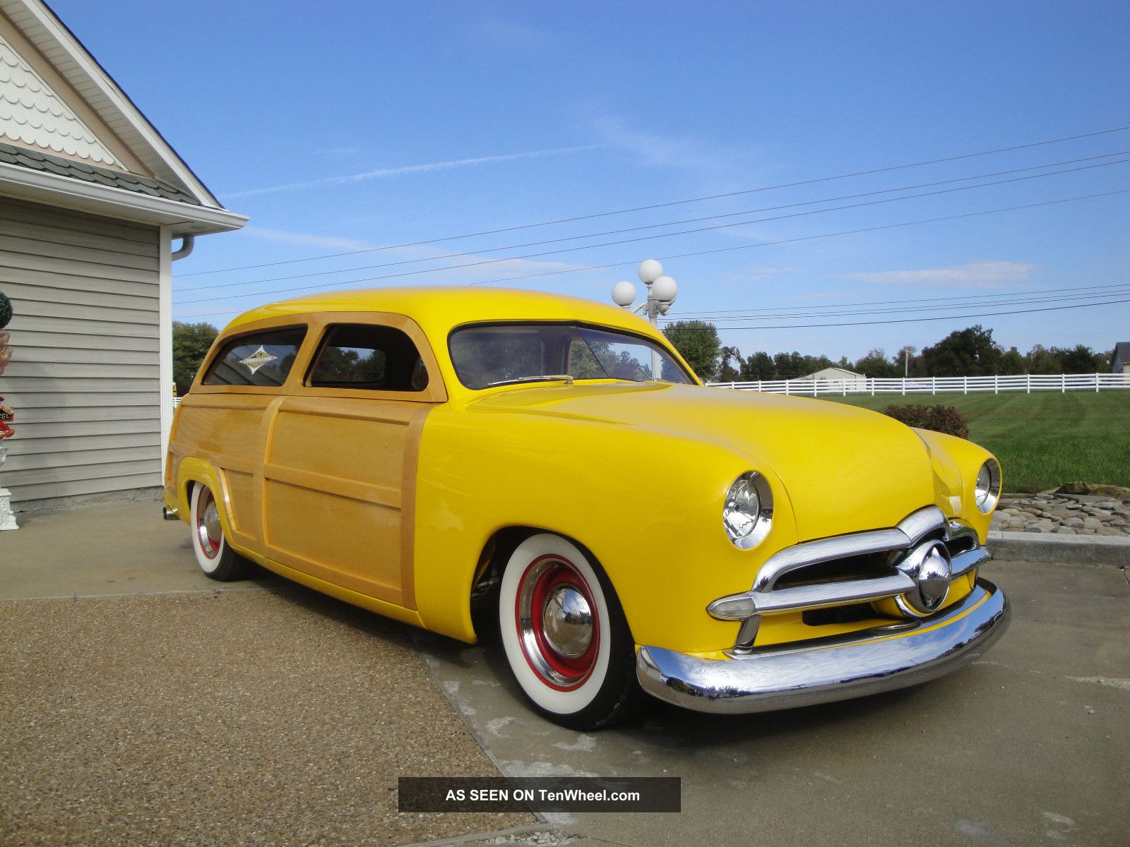 1949 Ford Woody Wagon Resto - Rod Cold A / Cframe - Off Restoration Hot ...