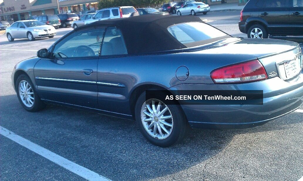 2002 Chrysler Sebring Lxi Convertible 2 - Door 2. 7l