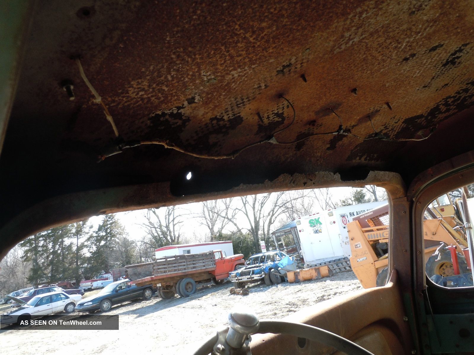 1937 Gmc T - 14 Truck, Rat Rod Or Street Rod Project. Lots Of Potential