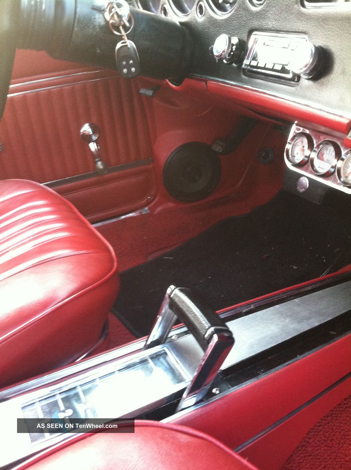 1972 Chevy Chevelle Ss Clone Black With Candy Red Stripes