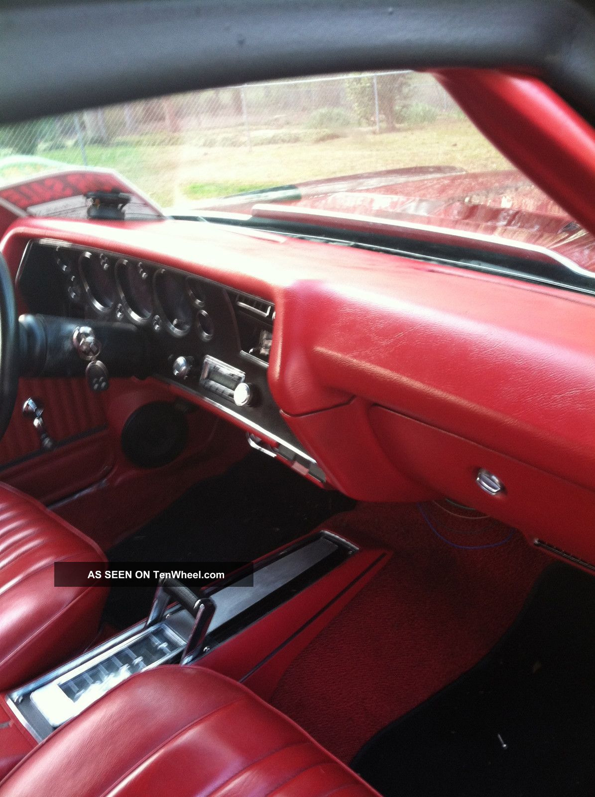1972 Chevy Chevelle Ss Clone Black With Candy Red Stripes