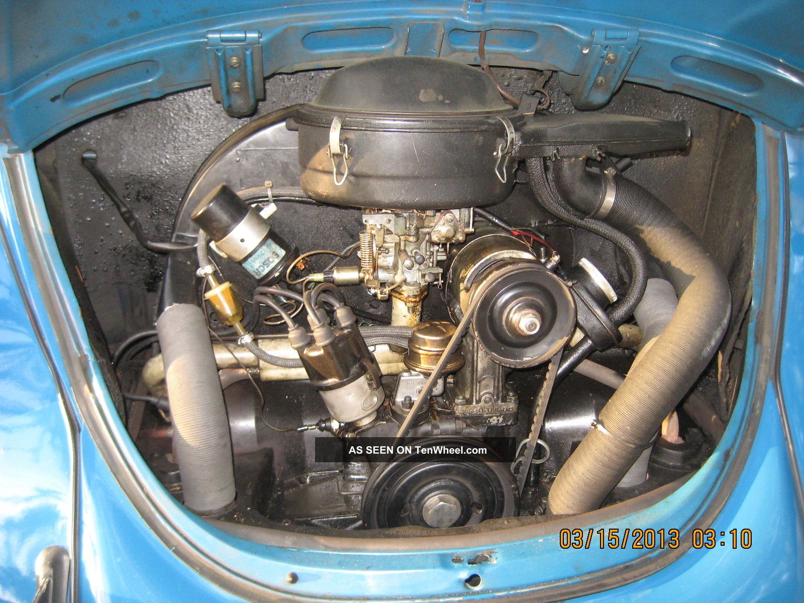 1969 Volkswagen Beetle - Vw Bug With And Pop - Out Rear Windows