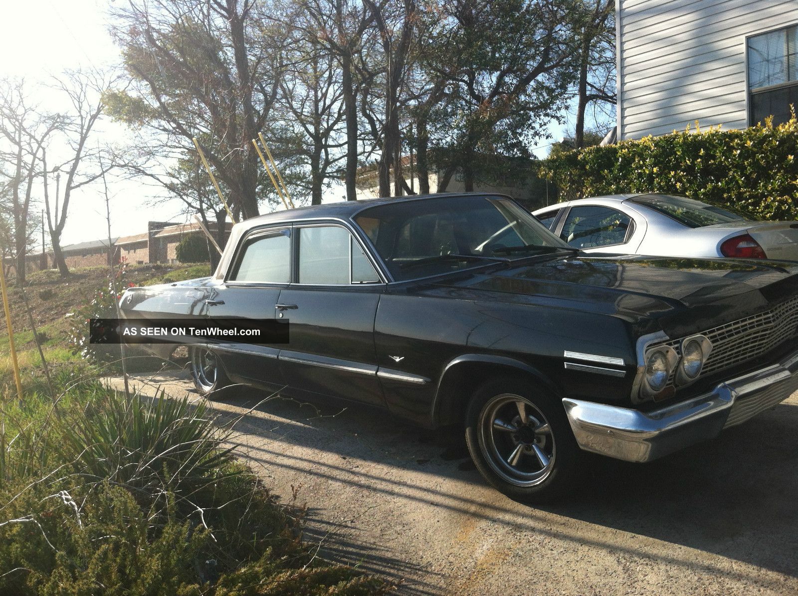 1963 4dr Chevy Impala 283 Engine Black / Charcoal Top Double Electrical ...