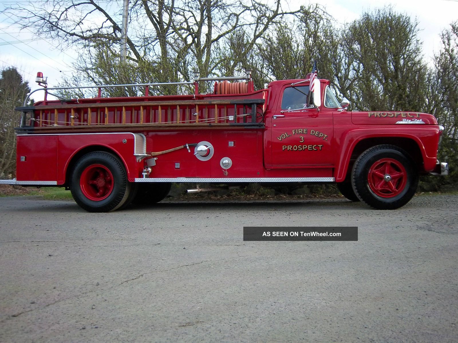 1957 Ford F800 Big Job Seagrave Fire Truck