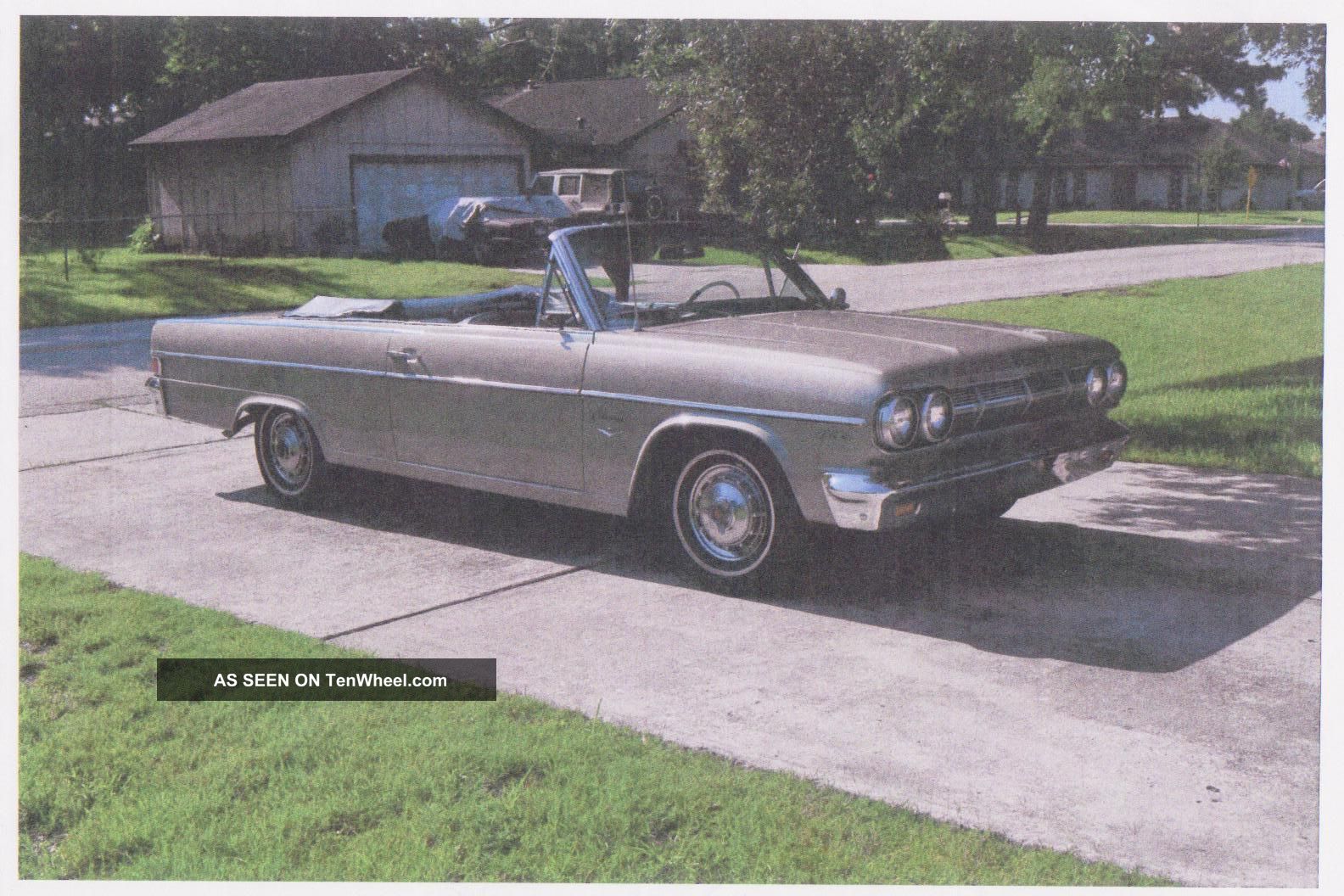 Rare 1965 Rambler Classic 770 Convertible W / 327 V8