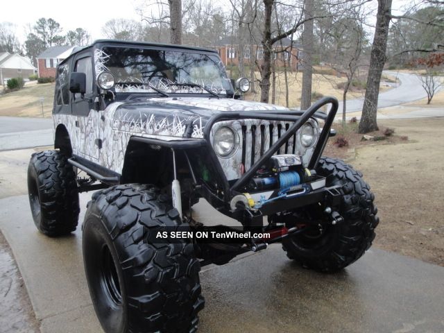 1997 Jeep Wrangler Rock Crawler 350 Gm Ramjet Intake 1 Tons Stretched ...