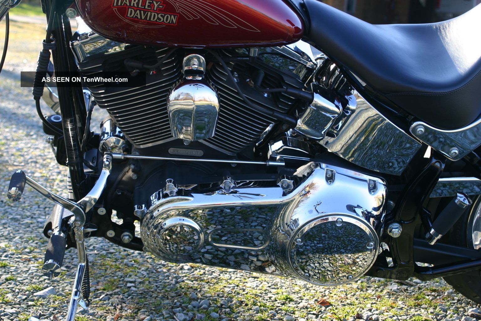 2008 Harley Davidson Fxstc Backrest Windshield