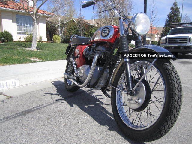 1965 Bsa 500 Twin Cyclone 1 Year Us Only Rare`