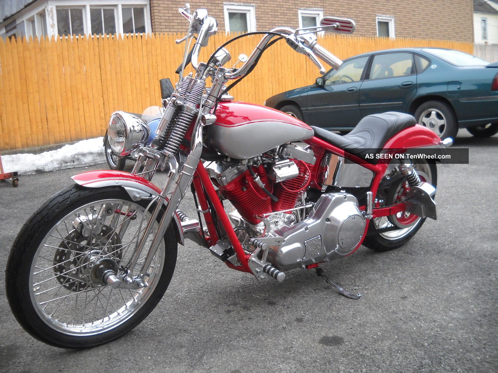 1987 Fxr Springer Custom Built Pro Street Show Bike Std Built Motor ...