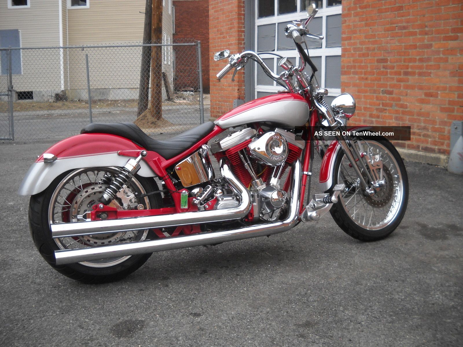 1987 Fxr Springer Custom Built Pro Street Show Bike Std Built Motor ...