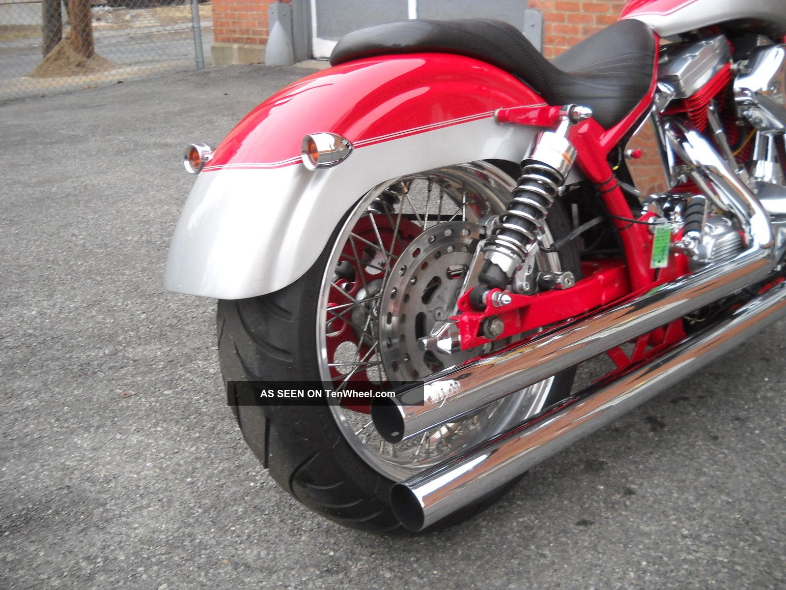 1987 Fxr Springer Custom Built Pro Street Show Bike Std Built Motor ...