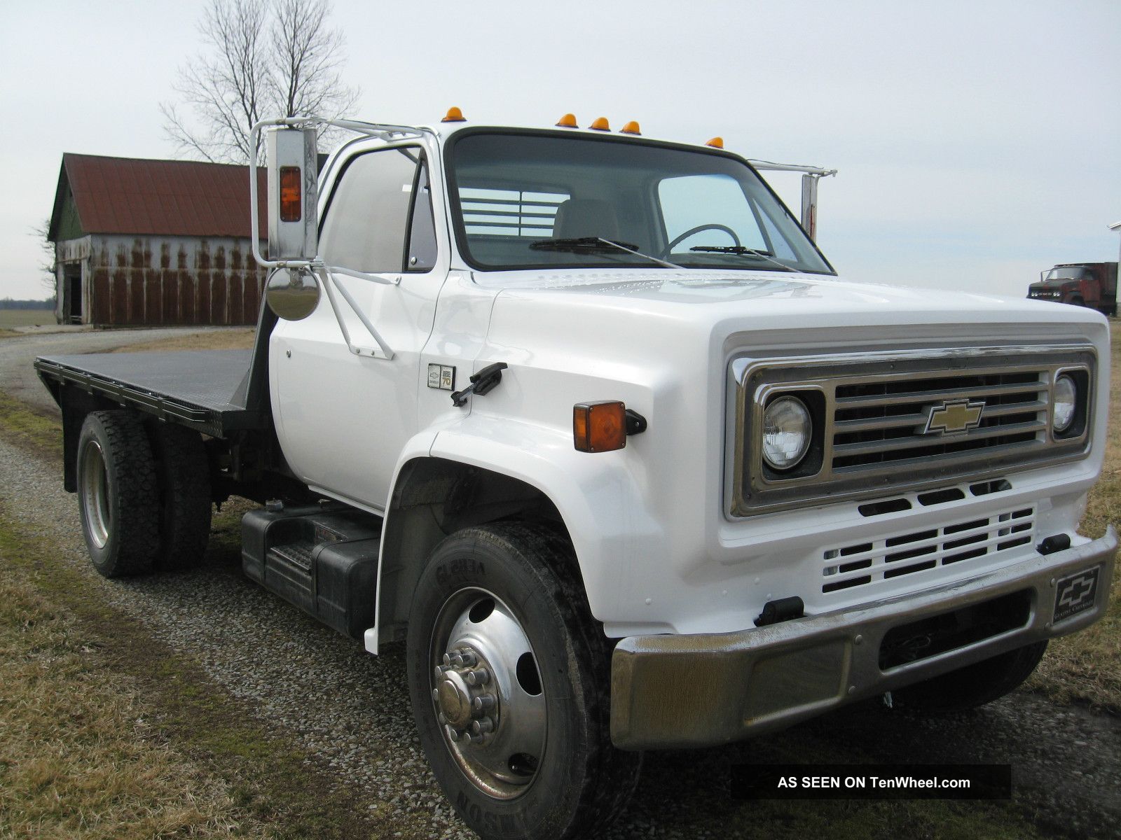 1988 Chevrolet C70 Flatbed Truck 8. 2 Liter Turbo Diesel W / 6 Spd ...