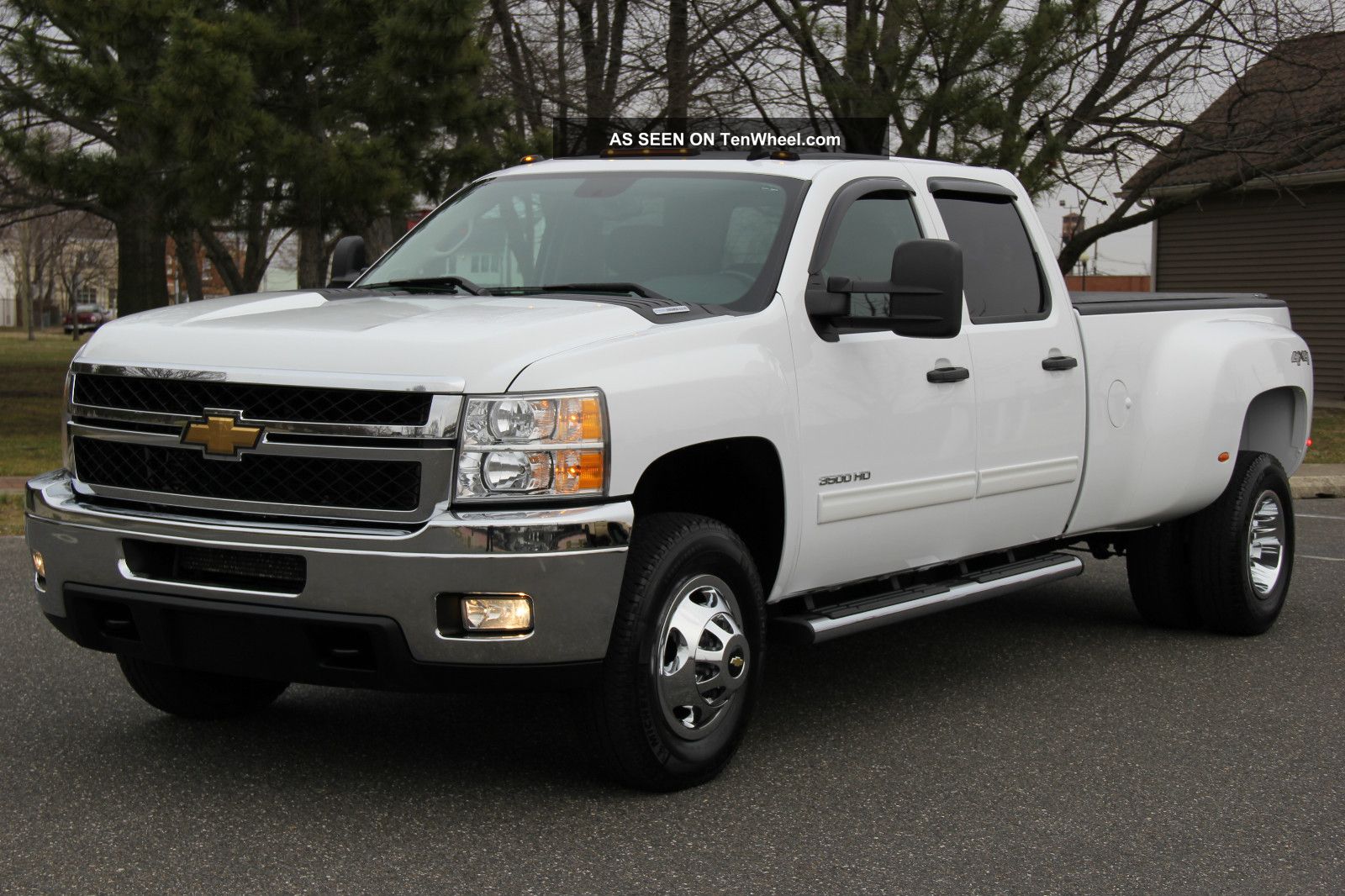 2011 Chevrolet 3500 Crew Lt 6. 6l Diesel Dually 1 - Owner 4x4 Drw