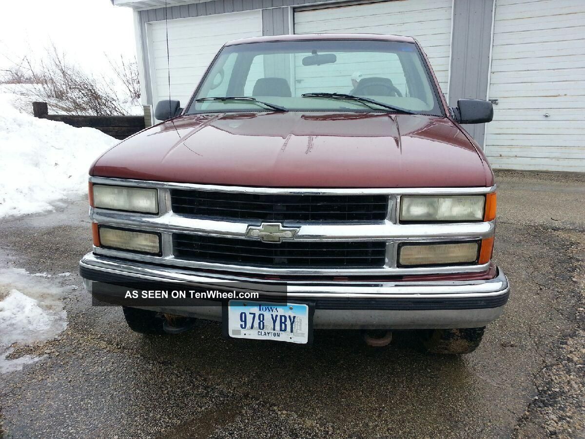 1998 Chevrolet K1500 Cheyenne Standard Cab Pickup 2 - Door 4. 3l Great ...