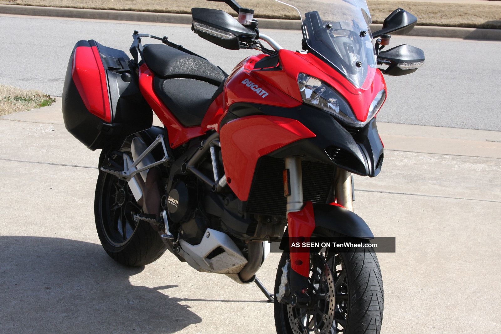 2010 Ducati Multistrada 1200 Abs With Touring Cargo Boxes, 2 Windshields