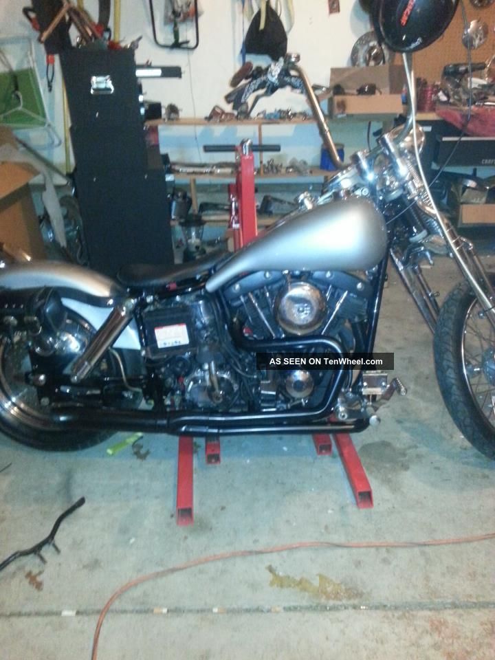 1979 Harley Davidson Shovelhead Custom With Springer Frontend And 180 Tire