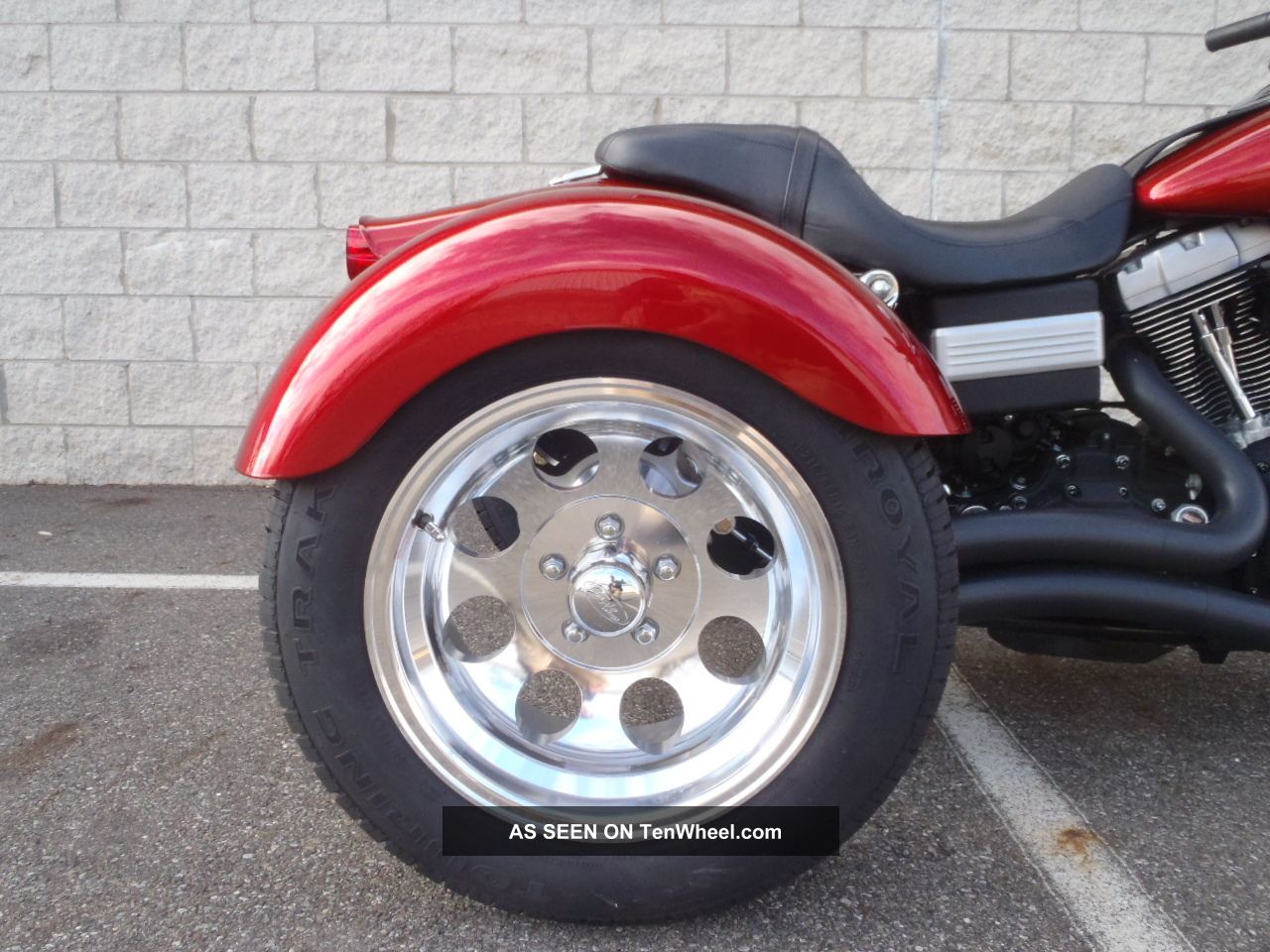 2008 Harley Davidson Fxdf Dyna Fatbob Frankenstien Trike Kit Um90786 C. S.