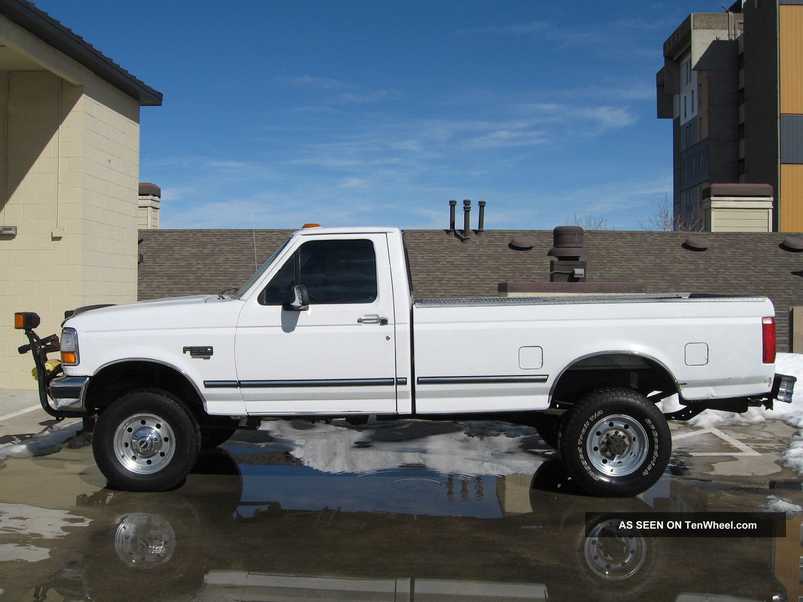 1997 F - 350 4x4 Powerstroke Turbo Diesel W / Myers Snow Plow
