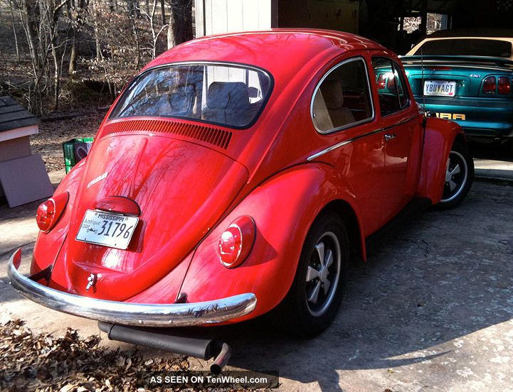 1966 Volkswagen Beetle - Resto / Show Vw Bug (no Bus) Porsche Red With ...