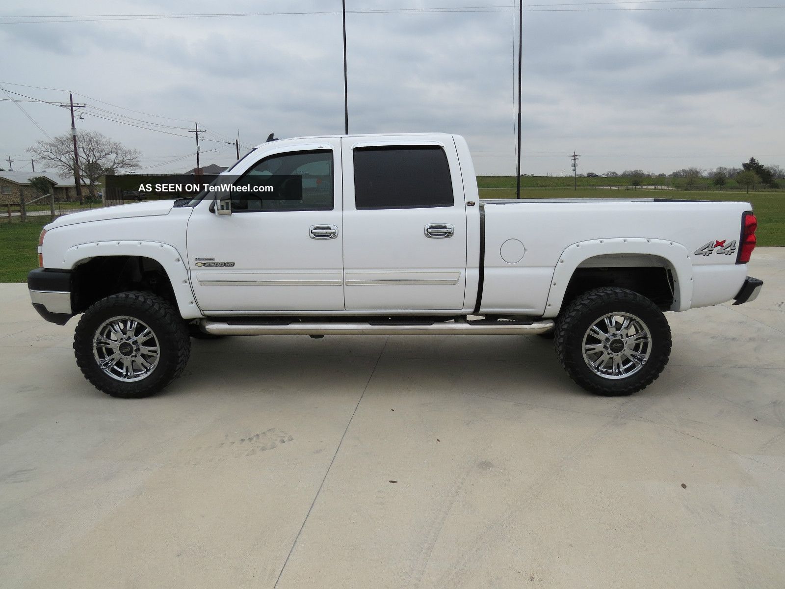 2006 Chevrolet Silverado 2500hd Crew 4wd 6 " Susp Lift Lbz Duramax Lt ...