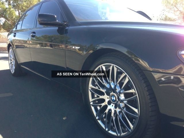 2008 Bmw 750li Loaded With Options, Prem 20 " Chrome Wheels