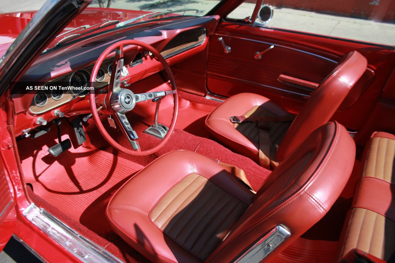 1966 Candyapple Red Ford Mustang