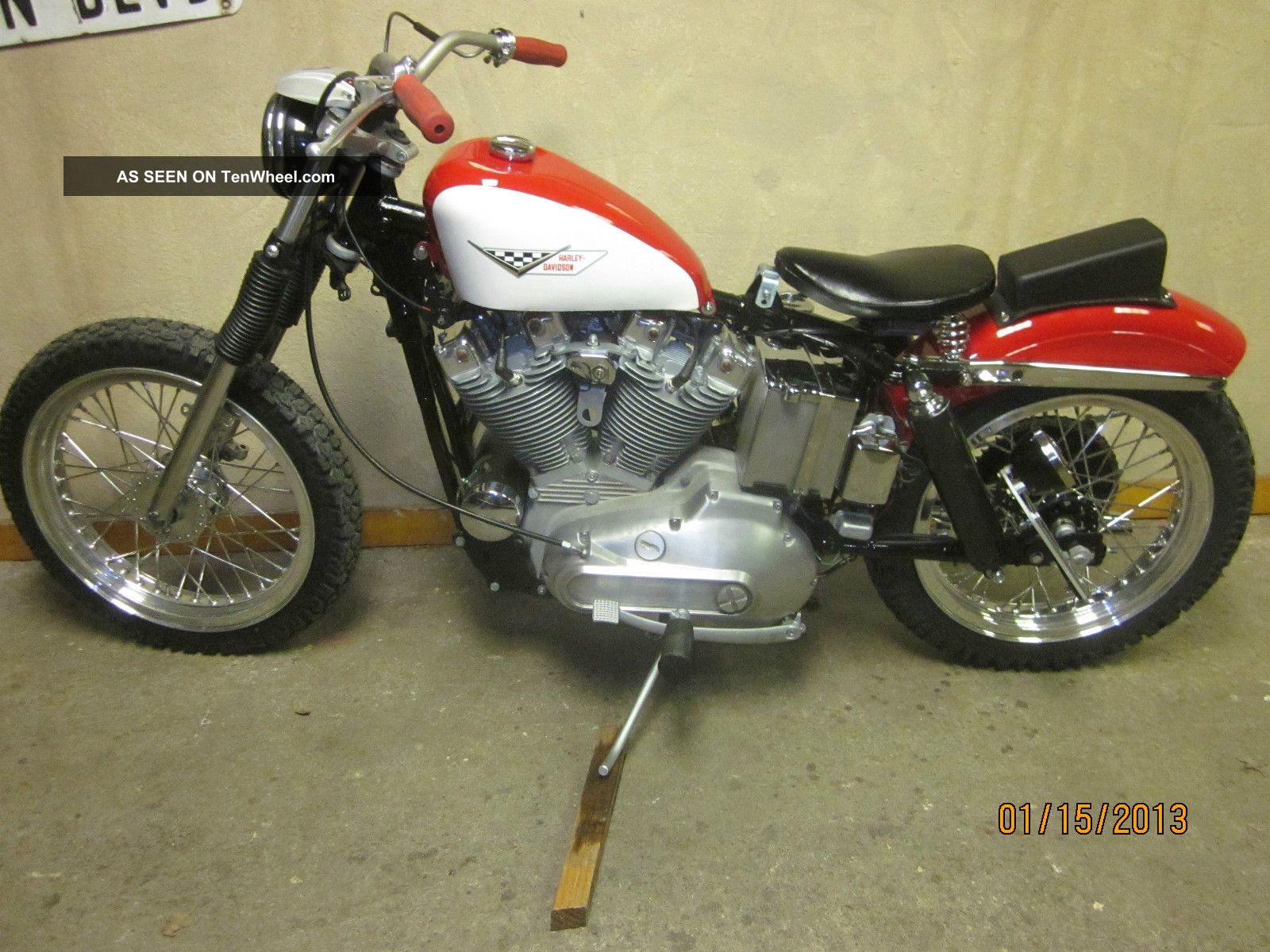 Harley Sportster 1972 Xlr Clone Xlch Xlh Xlcr Xr Amf Vintage Bobber