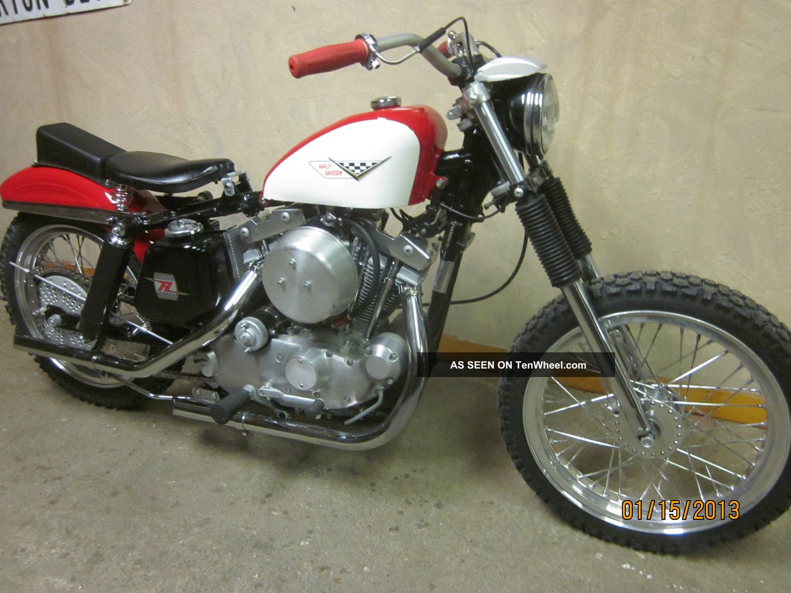 Harley Sportster 1972 Xlr Clone Xlch Xlh Xlcr Xr Amf Vintage Bobber