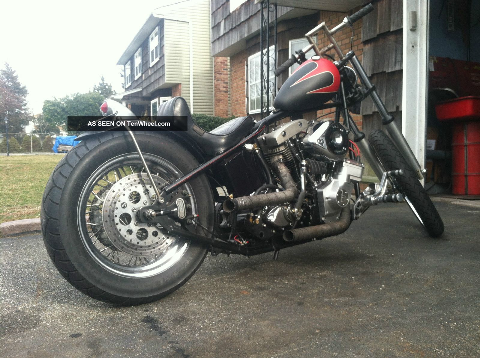 1977 Harley Davidson Shovelhead Fx Fxe Custom Chopper Rigid 88 ...