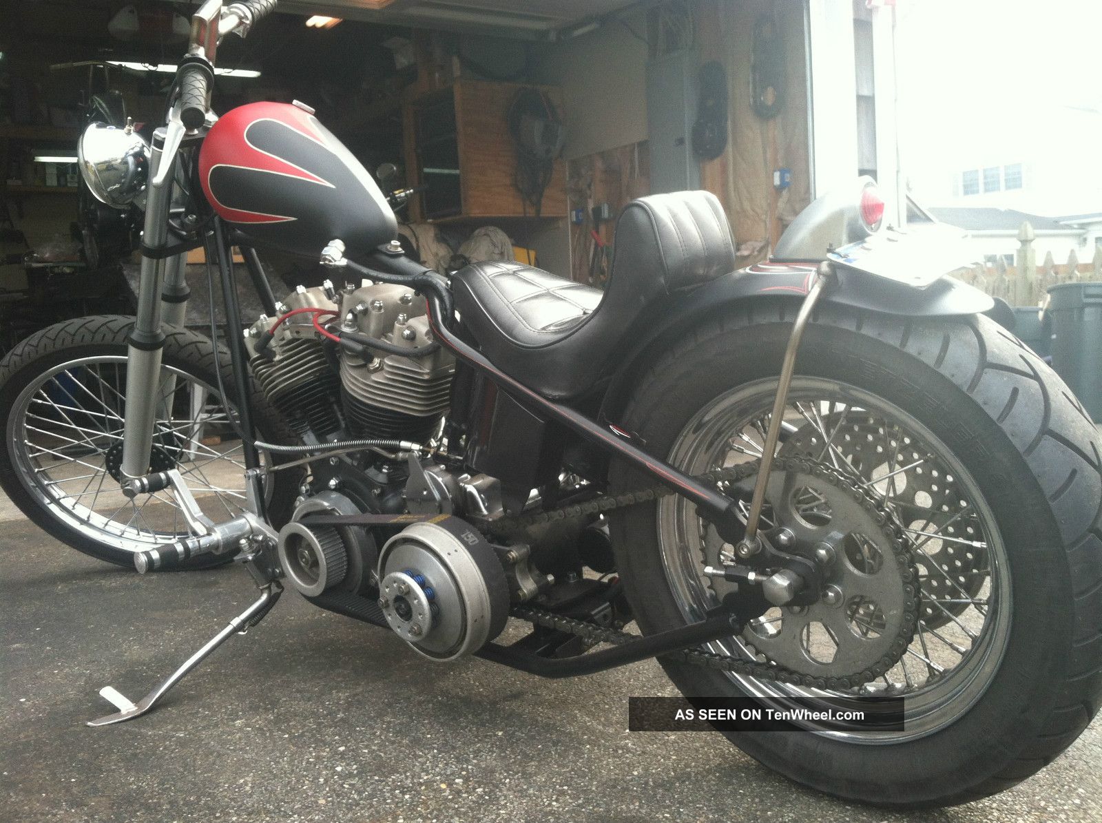 1977 Harley Davidson Shovelhead Fx Fxe Custom Chopper Rigid 88 ...