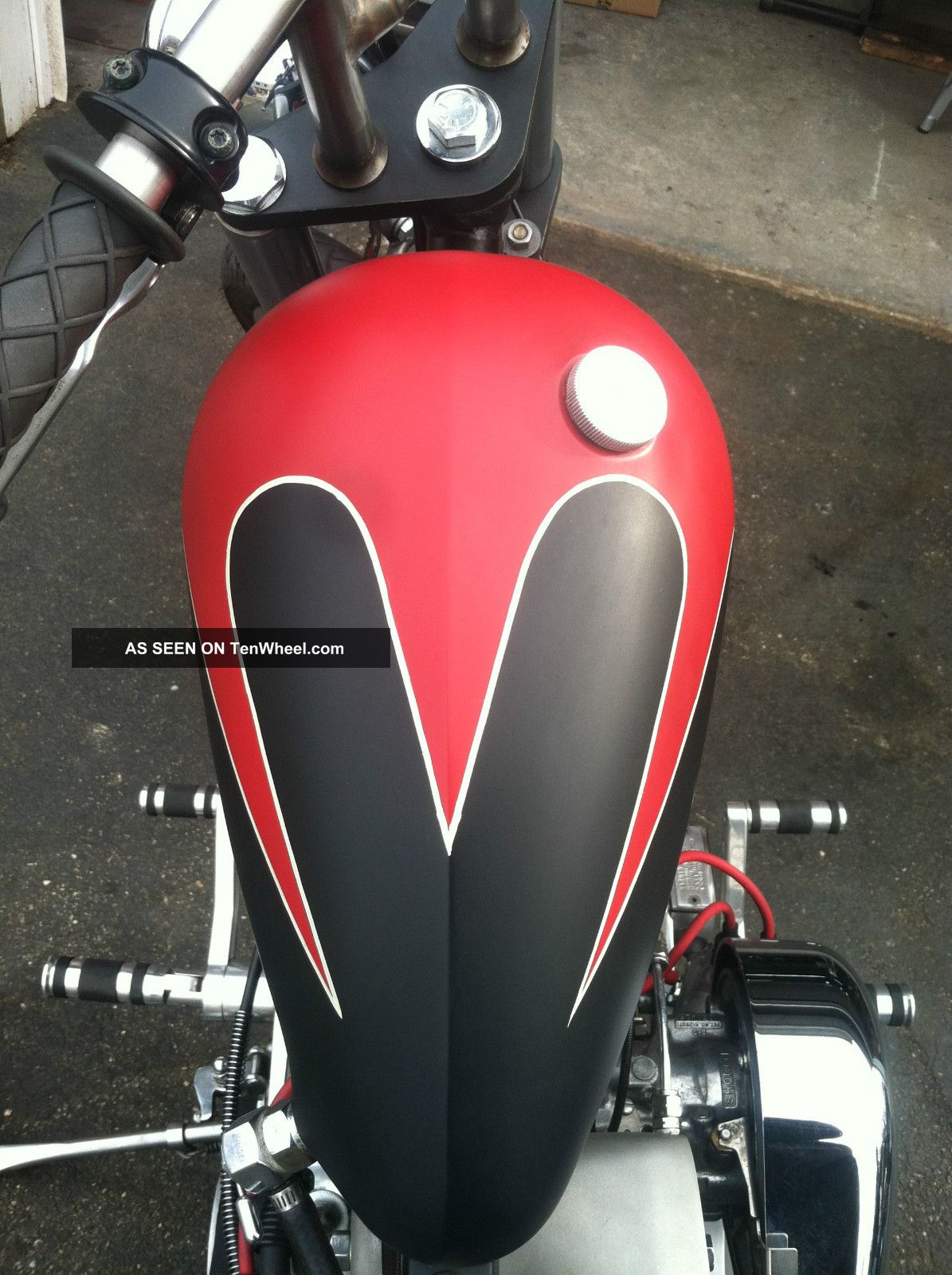 1977 Harley Davidson Shovelhead Fx Fxe Custom Chopper Rigid 88 ...