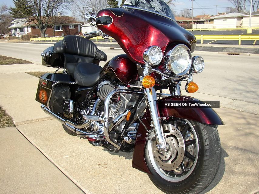 2000 Harley Davidson Flht " Custom Bagger " Touring Bike With Attitude