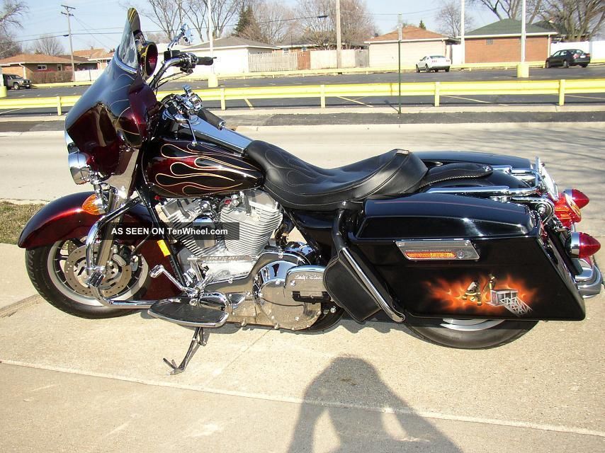 2000 Harley Davidson Flht " Custom Bagger " Touring Bike With Attitude