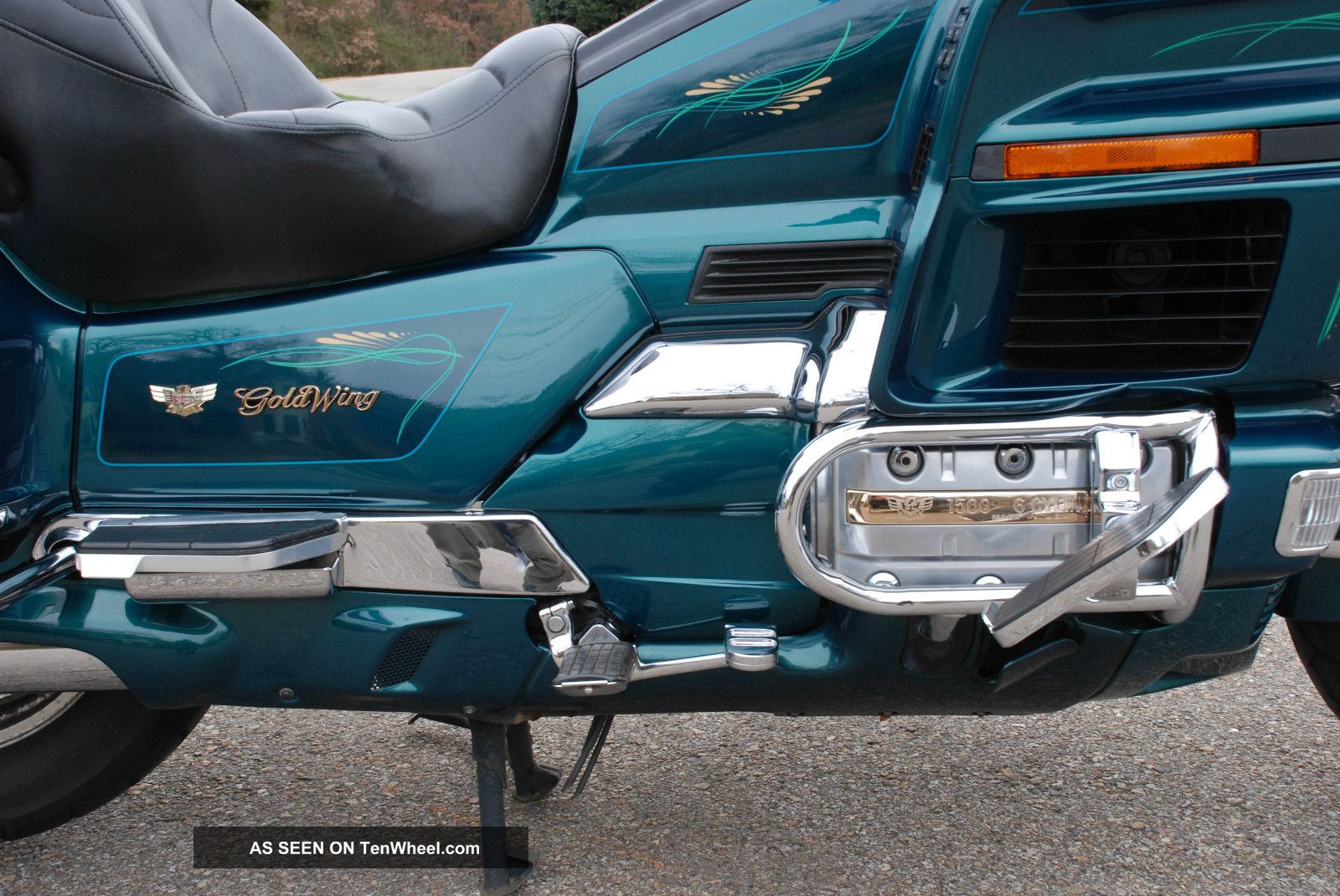 1996 Honda Goldwing Gl1500 Se (two - Tone Pearl Sierra Green & Toscana ...