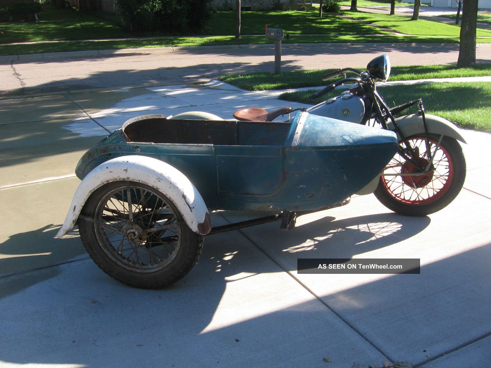 1936 Indian Chief And Princess Sidecar