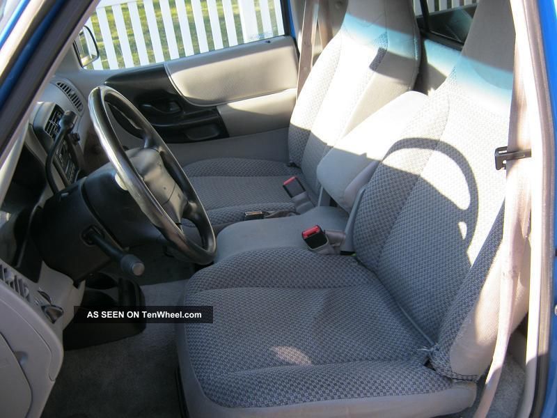 Blue 1998 Ford Ranger Xlt Standard Cab Pickup 2 - Door 2. 5l