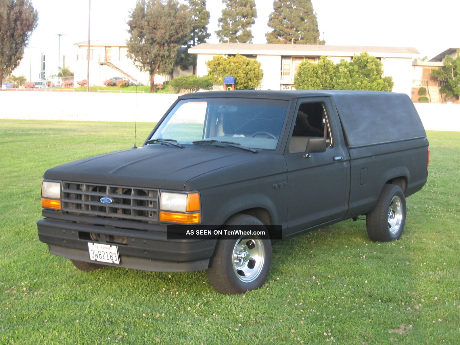 1989 Ford Ranger Flat Black 2 Wheel Drive Longbed 2. 3 4 Cylinder Auto ...