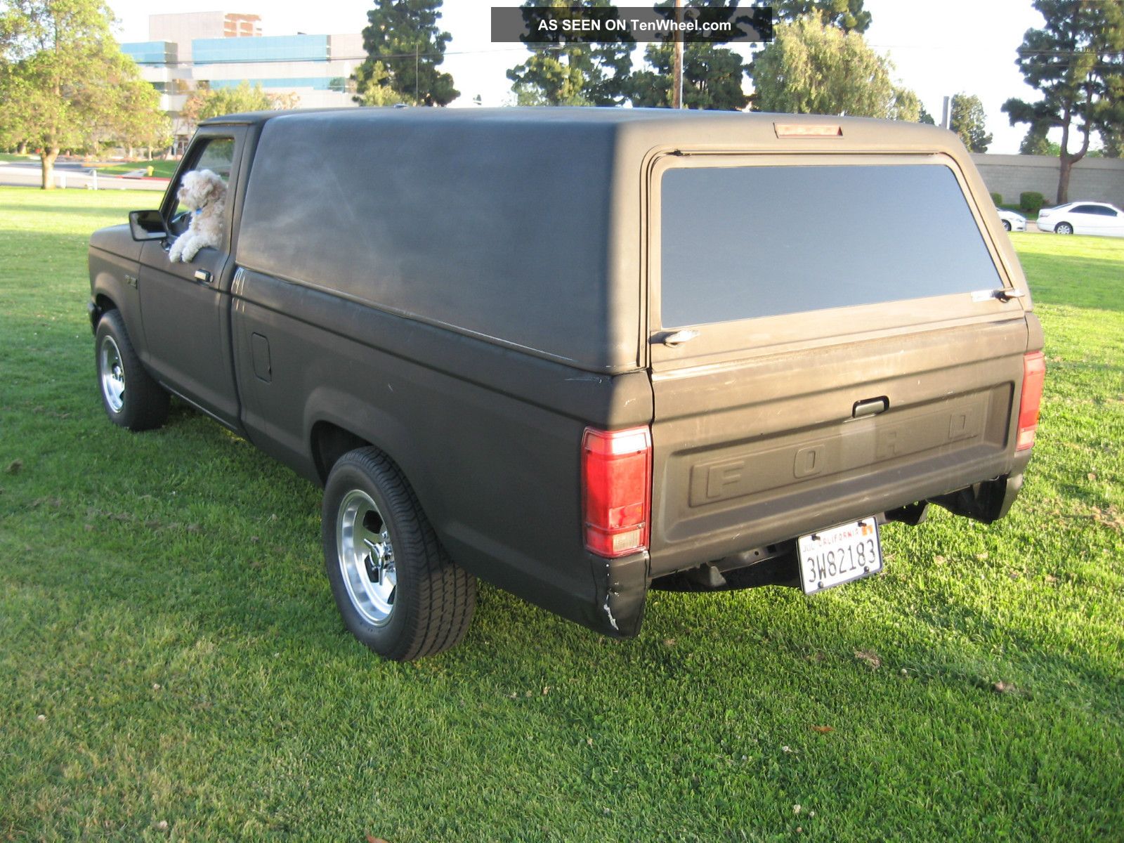 1989 Ford Ranger Flat Black 2 Wheel Drive Longbed 2. 3 4 Cylinder Auto ...