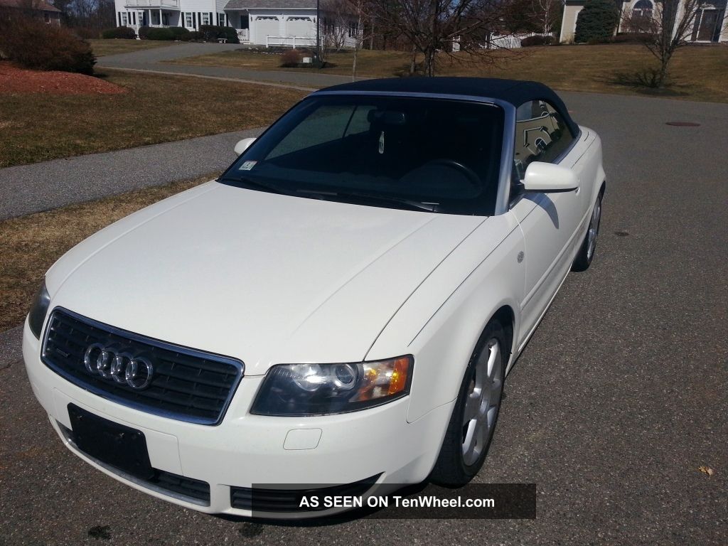 2004 Audi A4 Quattro Cabriolet Convertible 2 - Door 3. 0l