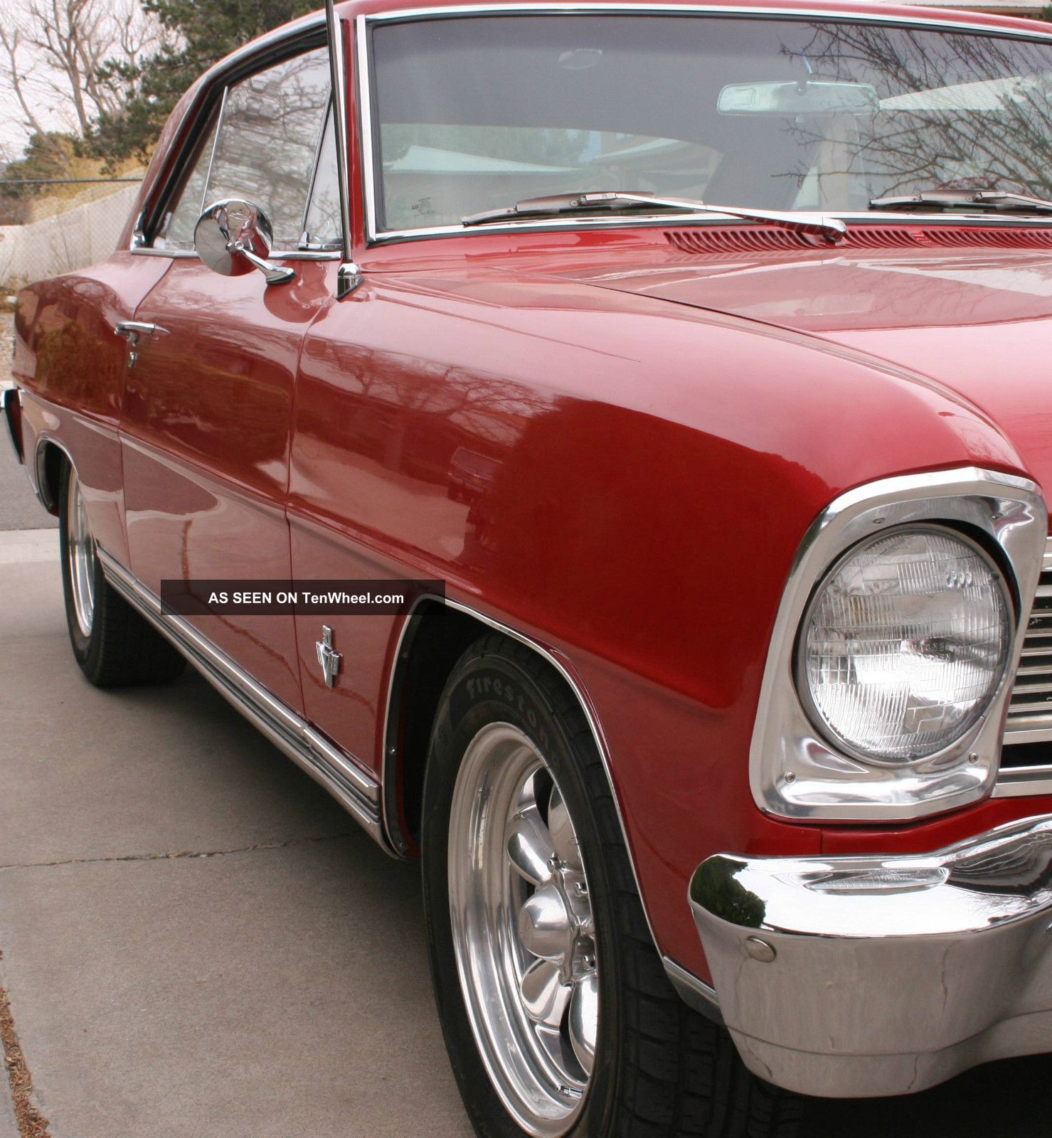 1966 Chevrolet Nova Ss (sport) Real Red / Red With The Real " 118 " Ss Vin