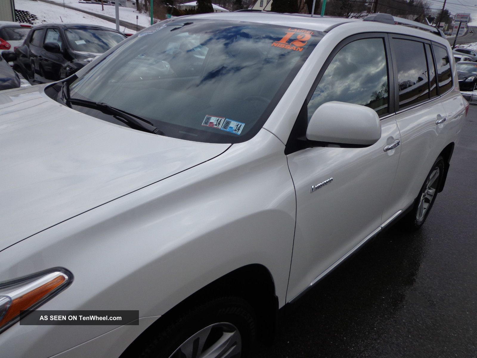 2012 Highlander Limited 4wd Rear Camera 3rd Row