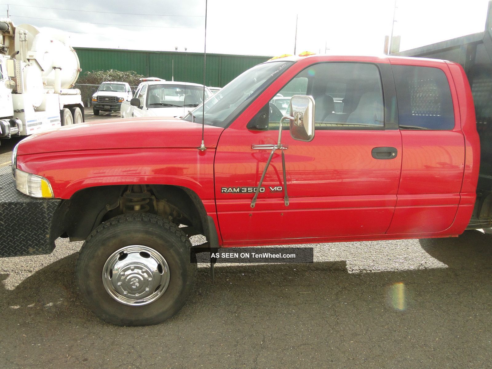 2000 Dodge Ram 3500 Flat Bed Quad Cab 4wd
