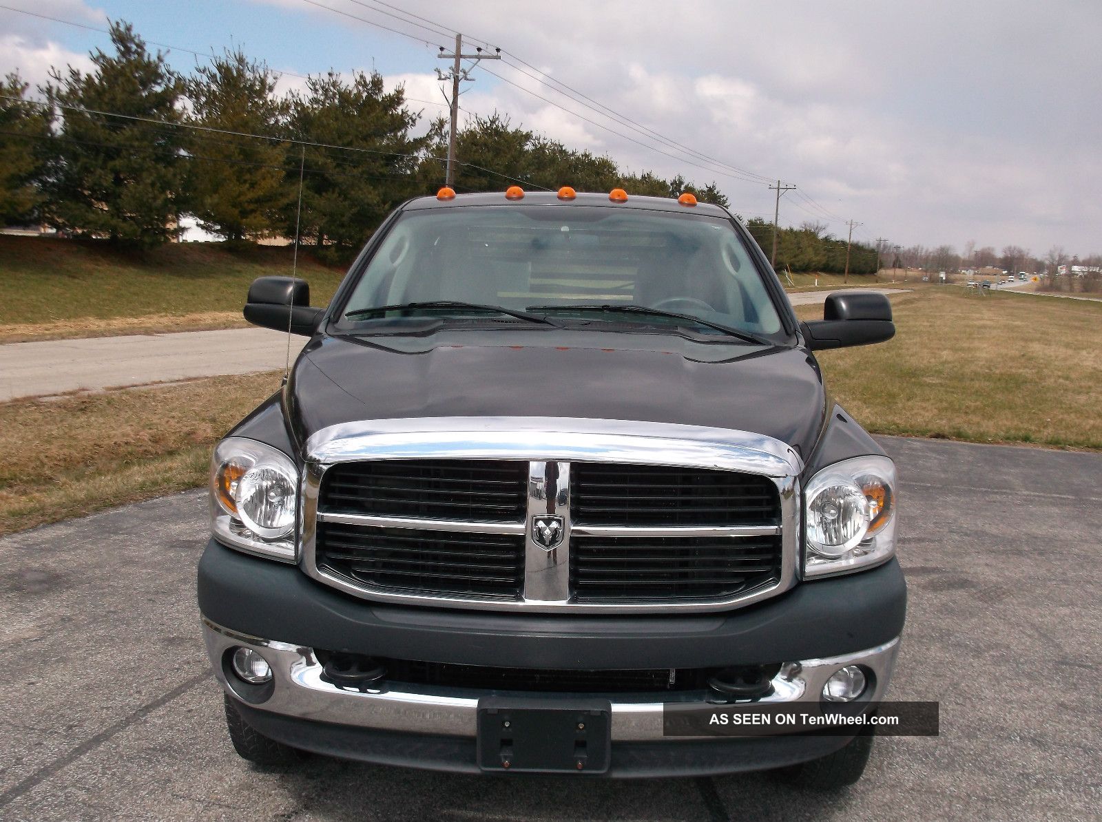 2007 Dodge Ram 3500 Slt Reg Cab Chassis 4x4 Flat Bed Cummins Tubo ...