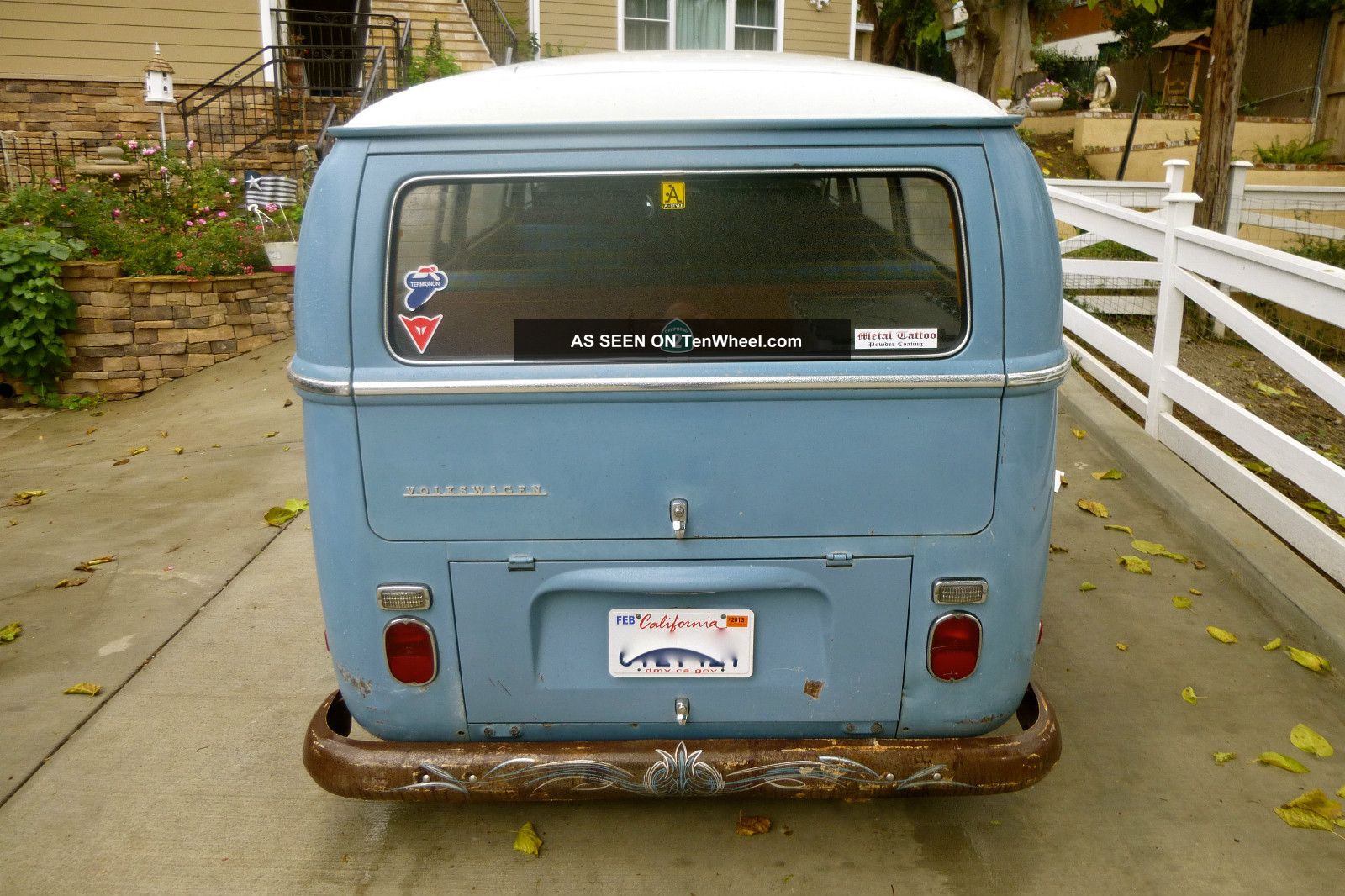 1970 Vw Bus Type2 Bay Window Slammed Custom Rat Rod