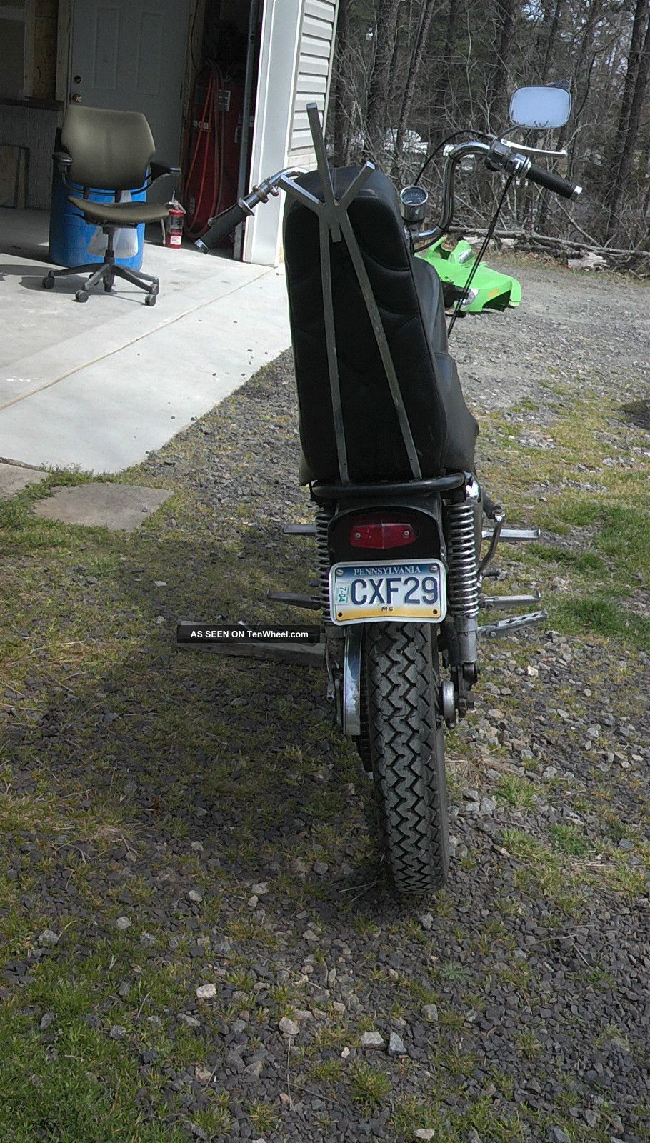 1972 Triumph Daytona 500 Matching Numbers Chopper Bobber Barn Find Cafe