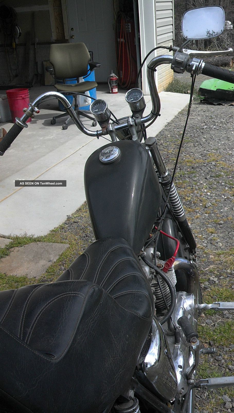 1972 Triumph Daytona 500 Matching Numbers Chopper Bobber Barn Find Cafe